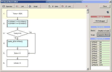 VM Commands - Visual VM Blocks